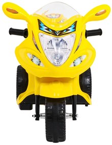 Dětská elektrická motorka Speed Žlutá