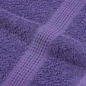 Ručníky pro hosty FROGN 4 ks fialové 30x50 cm 360 g/m² 136876