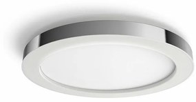 Hue LED White Ambiance Stropní koupelnové svítidlo Philips Adore BT 34184/11/P6 40W 2400lm 2200-6500K IP44 24V, chromové s dálkovým ovladačem a Bluetooth