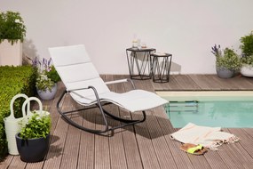XXXLutz HOUPACÍ LEHÁTKO, šedá Siena Garden - Online Only zahradní nábytek - 001376003901
