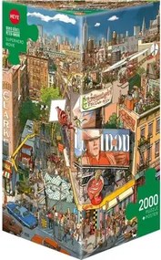 HEYE Puzzle Film o superhrdinech / 2000 dílků / 97 × 69 cm