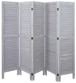 Paraván Shabby vintage G30 - 170 x 200 cm - Šedá