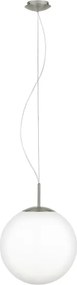 Eglo 63269 - Lustr na lanku PIEDALE 1xE27/60W/230V pr. 35 cm matný chrom