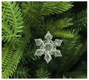 Flamenco Mystique Sada průhledných přívěsků ve tvaru sněhových vloček, 12 kusů v balení BSN71
