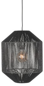 LABEL51 Závěsná lampa Ibiza - černá juta