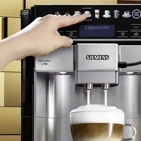 Siemens EQ.6 plus s700 TE657M03DE nerez-černá / Automatický kávovar /
