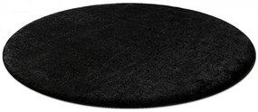 Koupelnový kobereček SANTA černý kruh