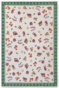 Villeroy & Boch Kusový koberec Toy's delight s potiskem 106193 Green, Multicolor, 160x230, zelená, obývací pokoj