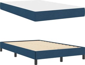 Postel s boxspringem Modrá 120 x 200 cm textil 3398485