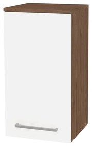 Mereo Bino koupelnová skříňka horní 63 cm, levá, Multidecor, Ořech Predazzo CN695ORP1