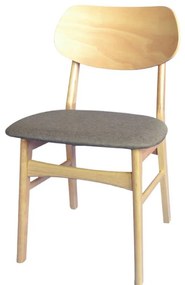 Jídelní židle TARA, látka FG7 (dub světlý)