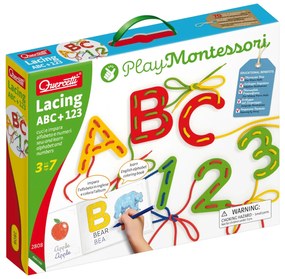 Quercetti Lacing ABC+123