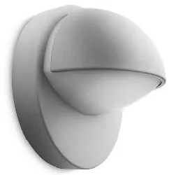Philips myGarden - Nástěnné venkovní LED svítidlo, průměr 20 cm, E27, šedá 915002145706