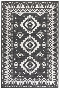 ELLE Decoration koberce Kusový koberec Gemini 106019 Black z kolekce Elle – na ven i na doma - 160x230 cm