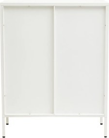 Bílá ocelová vitrína 80x102x40 cm Acier – Premier Housewares