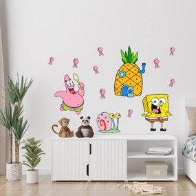 Samolepka na zeď "SpongeBob"