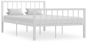 Rám postele bílý kov 120 x 200 cm,  284564 HangarStore.cz