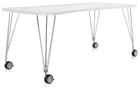 Kartell - Stůl Max na kolečkách - 160x80 cm