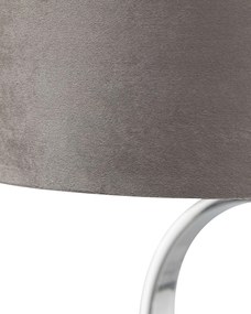 Podlahová lampa Mira Taupe výška 178cm