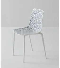 Gaber Plastová židle ALHAMBRA TP Barva plastu Gaber tmavě hnědá - krémová