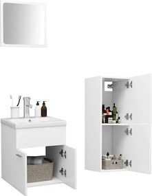 Set koupelnového nábytku bílý dřevotříska 3071171