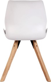 Židle Luna plast – bílá