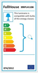 ASIR Stojací lampa 106 šedá bílá