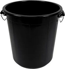 Denox INDUSTRIAL černá / Nádoba na odpad / 70 l / plast PE-HD / bezpeč