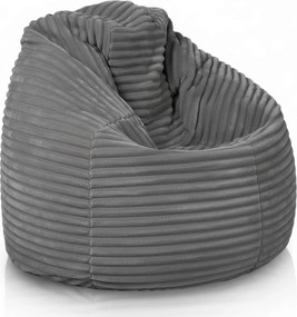 Primabag Giga Sako Velvet tmavě šedá