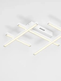LED stmívatelné bílé moderní stropní svítidlo Pace