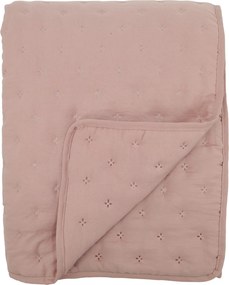 Měkká růžová prošívaná deka / přehoz Aix Soft – 180*130 cm