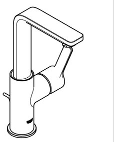 GROHE 23296001 - Umyvadlová baterie LINEARE velikost L lesklý chrom