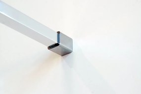 Ravak Walk-In Corner Sprchový kout obdélníkový 110x80 cm Profil: Lesk, Sklo: Hladké čiré