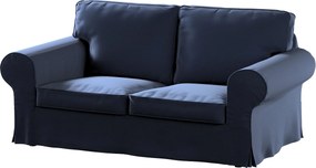 Potah na pohovku IKEA Ektorp 2-místná rozkládací NOVÝ MODEL 2012 barva tmavě modrá látka sametová