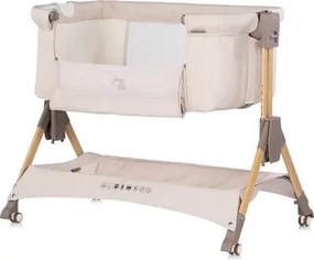 CHIPOLINO Postýlka SleepNFold 2v1 Cashmere / Přístavná k posteli / 6 v