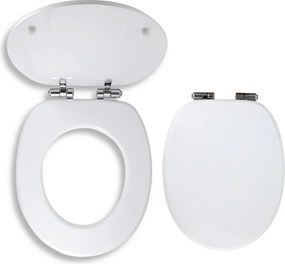 Wc prkénko Novaservis MDF bílá WC/SOFTMDF