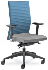 LD seating Element 430-SYS - Kancelářská židle  - modrá/šedá