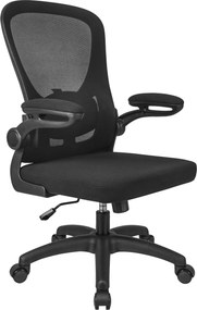 XXXLutz OTOČNÁ ŽIDLE, síťovina, tkaná látka, černá Modante - Online Only kancelářské židle - 000788008501