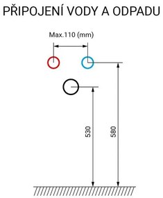 EBS Elva Skříňka s umyvadlem 60 cm, bílá S_ELVA60B