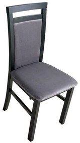 Drewmix jídelní židle MILANO 5 dřevo: bílá, potahový materiál: látka