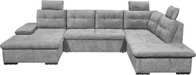 XXXLutz SEDACÍ SOUPRAVA, textil, šedá Livetastic - Sedací soupravy - 002220057601
