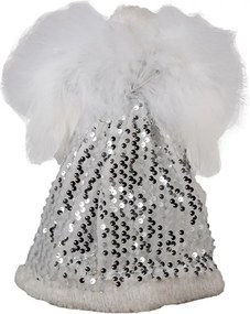 Anděl ve zdobných šatech na špičku stromku Angel Chris - 20*15*28 cm