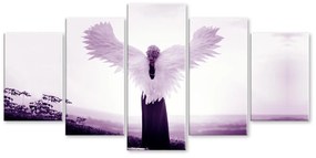 Andělský obraz Purple Velikost (šířka x výška): 100x50 cm