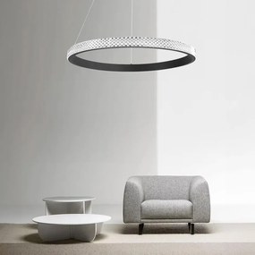 Toolight Toolight, LED stropní svítidlo, 4000K, 24W, APP1512-CP, černá, OSW-05473
