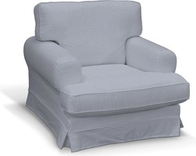 Potah na křeslo IKEA Ekeskog barva modrá látka pletený vzor