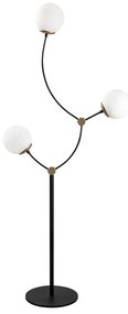 Designová stojanová lampa Ulyciana 151 cm černá
