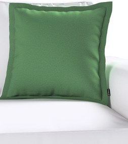 Mona - potah na polštář hladký lem po obvodu barva zelená