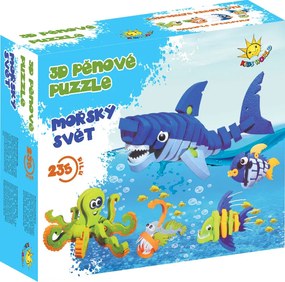 Kids World 3D pěnové puzzle Mořský svět