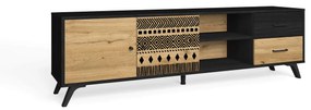 Tv stolek rica 180 x 53 cm přírodní MUZZA