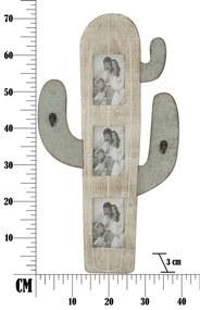 Fotorámeček ve tvaru kaktusu Mauro Ferretti Chiesa, 71,5x39x3 cm